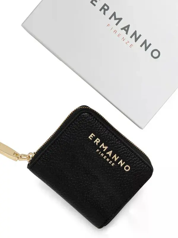 ERMANNO FIRENZE Logo-plaque Pebbled Wallet