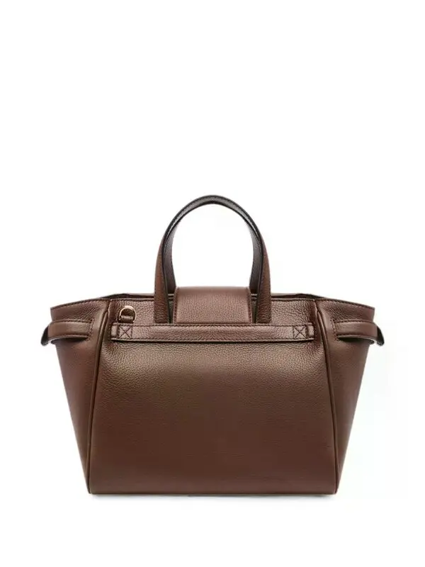 LANCEL Grained Leather Handbag