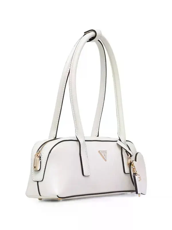Guess Isobel Tote Bag With Heart Charm - White