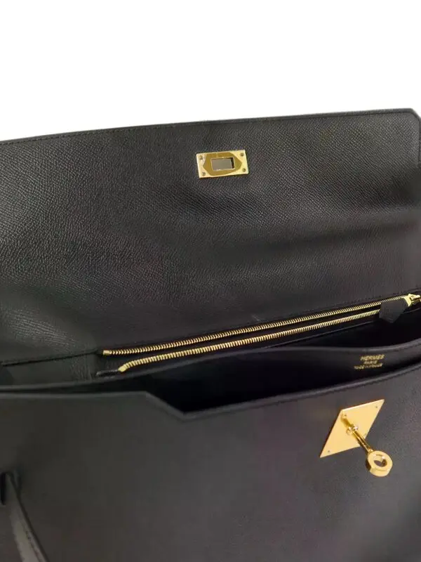 Hermès Kelly Depeches Laptop Bag - Black