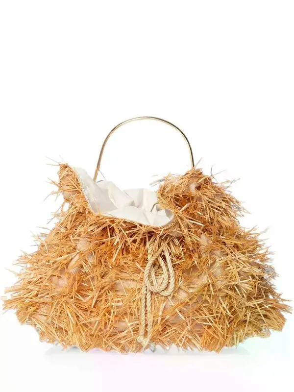 MULLER OF YOSHIOKUBO Savanna Fringed Detail Tote Bag - Neutrals