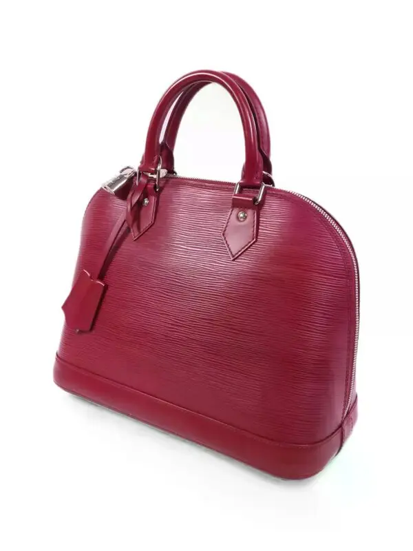 LOUIS VUITTON Alma Pm Leather Tote Bag