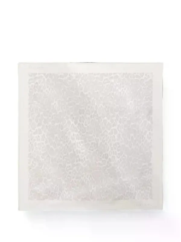 ANINE BING York Leopard-print Scarf - Neutrals