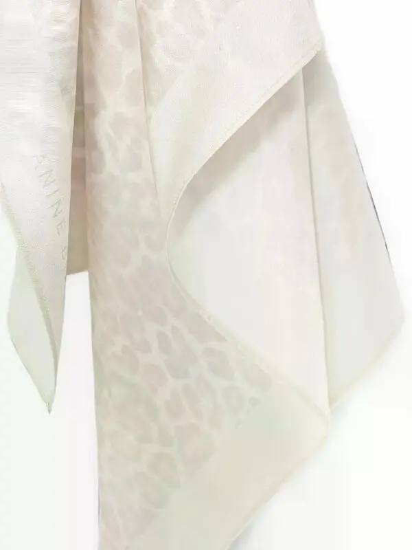 ANINE BING York Leopard-print Scarf