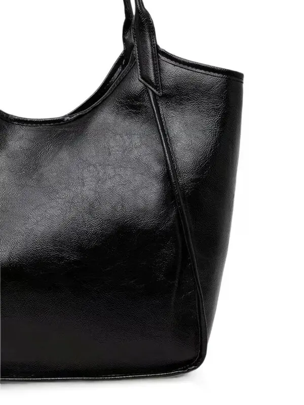 Dkny Mari Heart-charm Grained Tote Bag