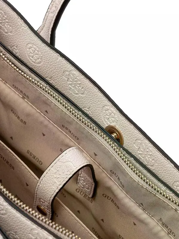 Guess Anise Logo-embossed Tote Bag