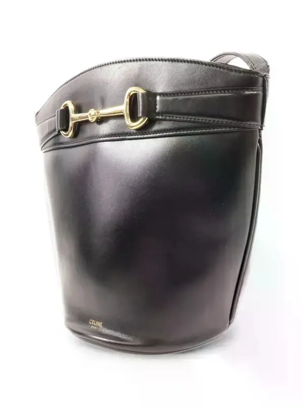 Celine Horsebit Leather Bucket Bag