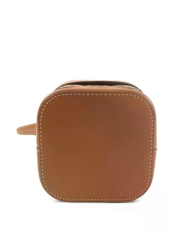 Celine Cuir Triomphe Box Shoulder Bag - Brown