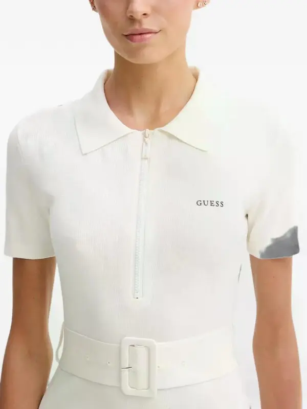 Guess Belted Zip-fastening Mini Dress