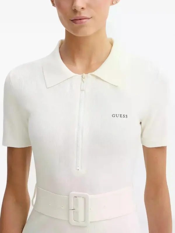 Guess Belted Zip-fastening Mini Dress