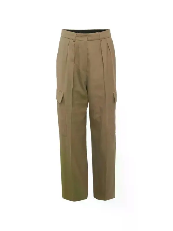 Max Mara Gabardine Cargo Pants - Neutrals