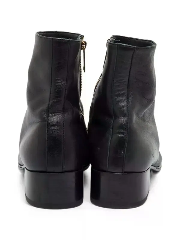 Dolce & Gabbana Dg Logo Leather Ankle Boots