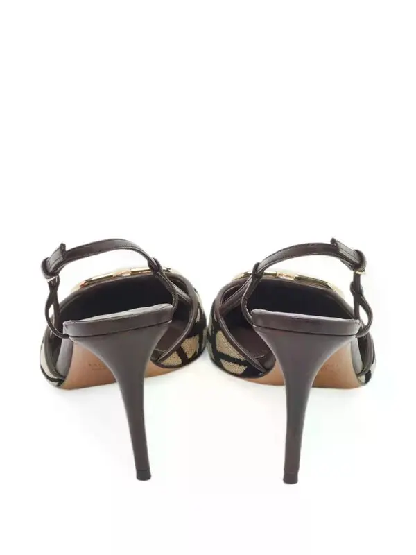 Valentino Garavani Vlogo Jacquard Slingback Pumps