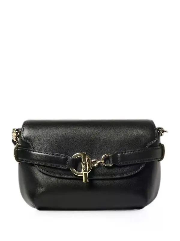 Ralph Lauren Blaike Leather Shoulder Bag - Black