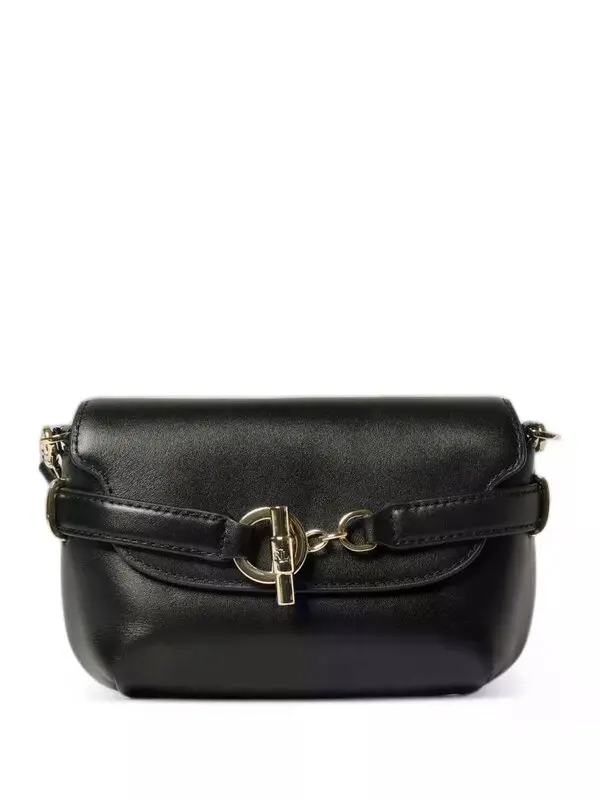 Ralph Lauren Blaike Leather Shoulder Bag - Black
