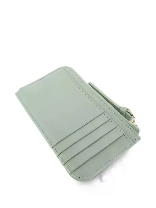 Chloé Embroidered-logo Leather Cardcase