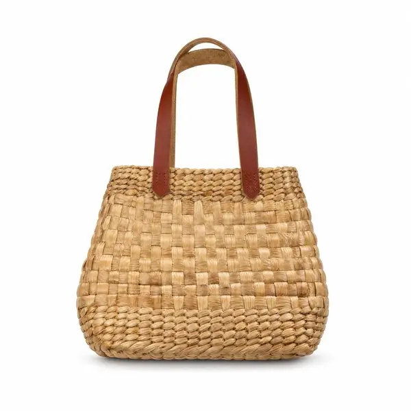 SILK AND BEARS Neutrals Camellia Mini Tote - Black
