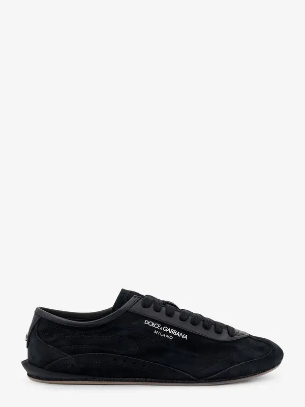 Dolce & Gabbana Gimondi Plus Leather Sneakers - Black