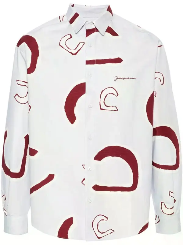 Jacquemus La Chemise Simon Cotton Shirt - Blue
