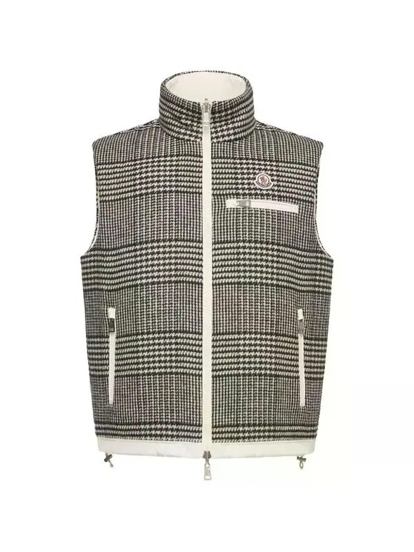 Moncler Prince Of Wales Check Gilet