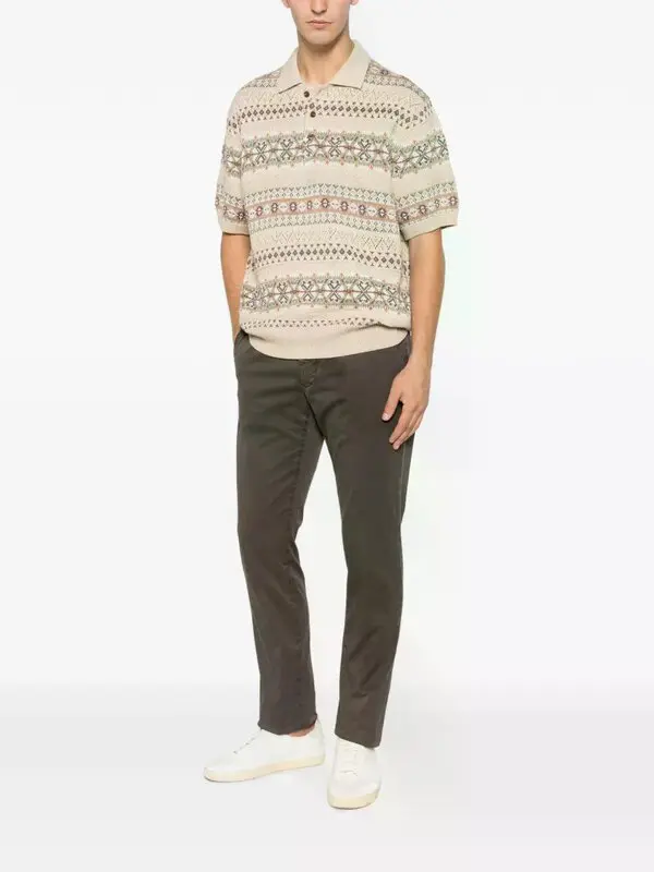 Incotex Tapered-leg Trousers - Brown