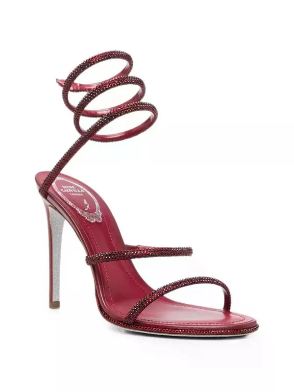 Rene Caovilla Cleo Crystal-embellished Sandals