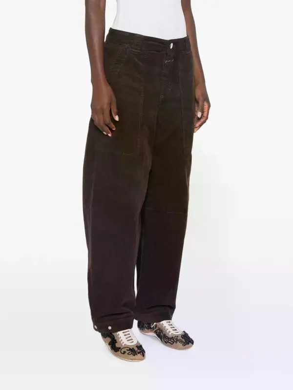 Closed Rhannon Corduroy Panelled Trousers - Brown