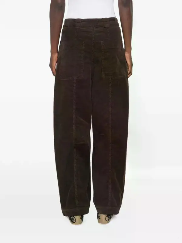 Closed Rhannon Corduroy Panelled Trousers - Brown