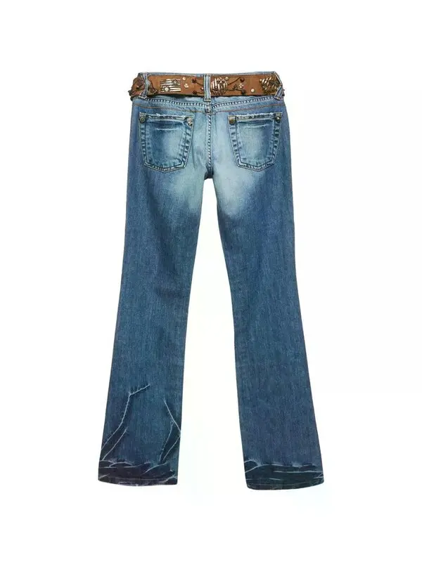 Dolce & Gabbana Belted Wide-leg Jeans