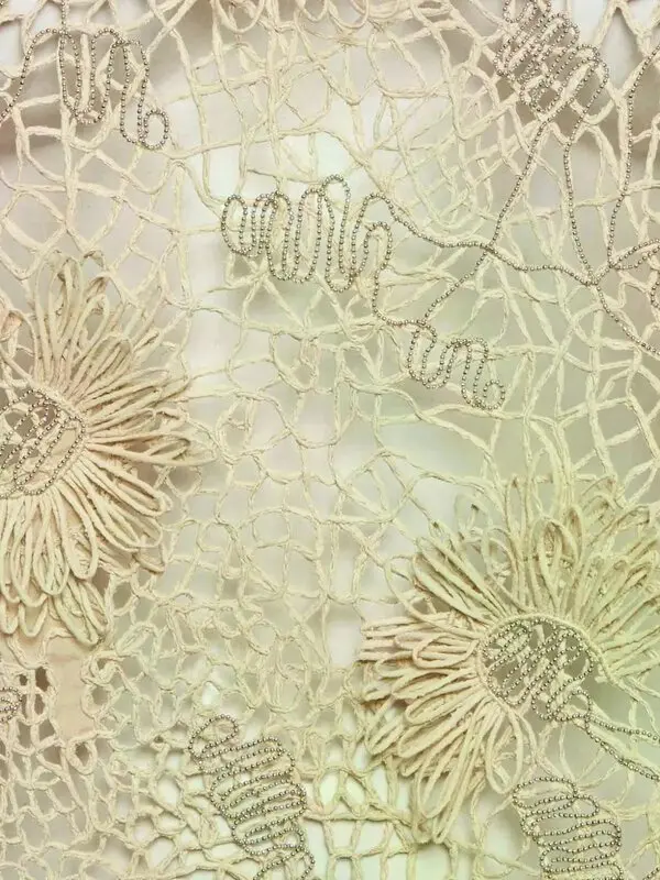 Brunello Cucinelli Monili Crochet Floral Appliqué Top