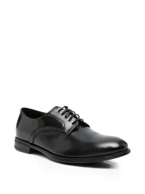 CARLO PIGNATELLI Panelled Lace-up Loafers