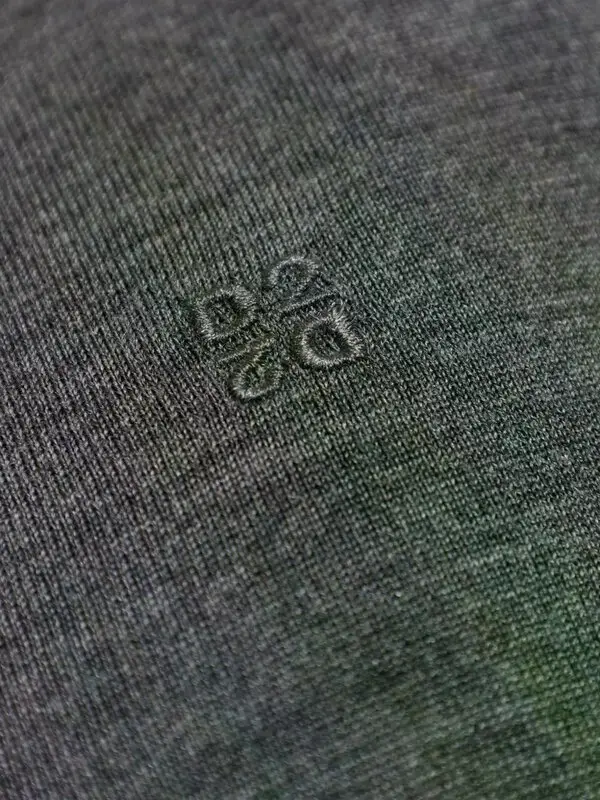 Dsquared2 Embroidered Logo V-neck Cardigan