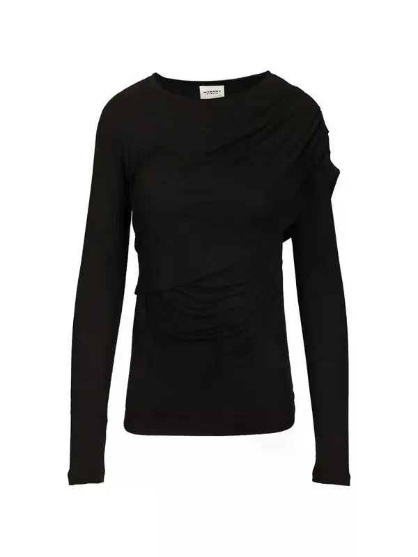 MARANT ETOILE Draped Long-sleeve Top