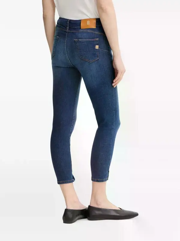 FRACOMINA Cropped Jeans With Zip Detail
