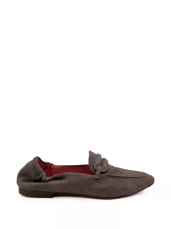 KROLL Suede Almond-toe Loafers