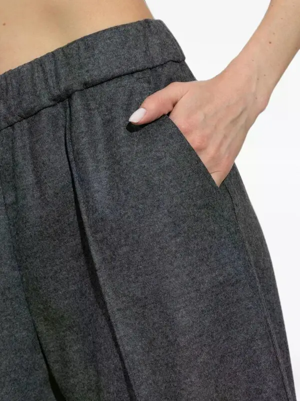 JIL SANDER Wool Stitched-seam Trousers