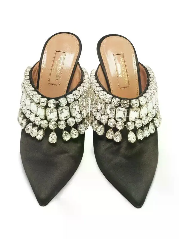AQUAZZURA Palace Heeled Mules