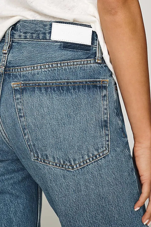 RE/DONE Blondie Mid-rise Cropped Straight-leg Jeans
