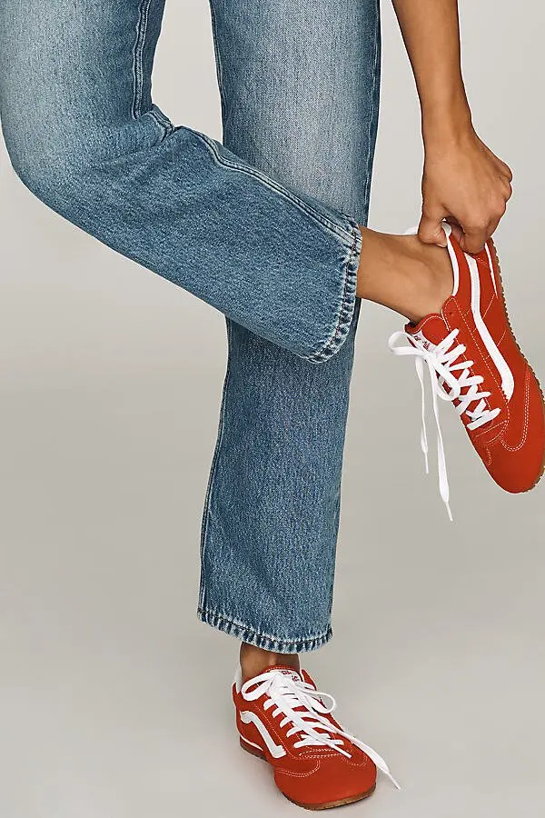 RE/DONE Blondie Mid-rise Cropped Straight-leg Jeans