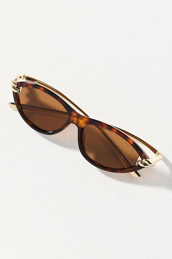 FIFTH & NINTH Slim Cat-eye Sunglasses