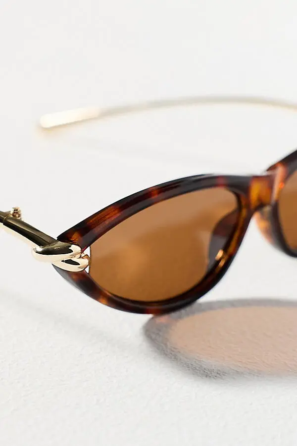 FIFTH & NINTH Slim Cat-eye Sunglasses