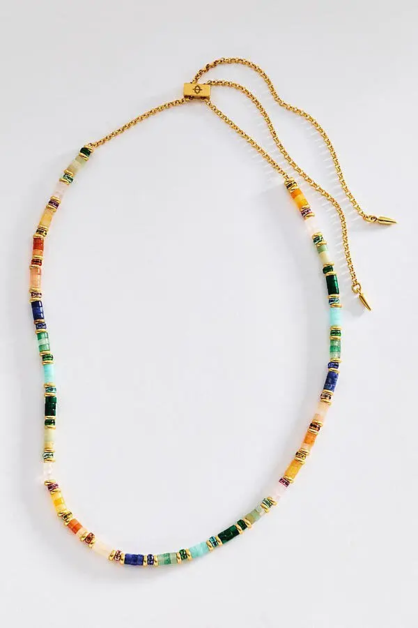 Loren Hope Rhodes Slider Necklace - Multi