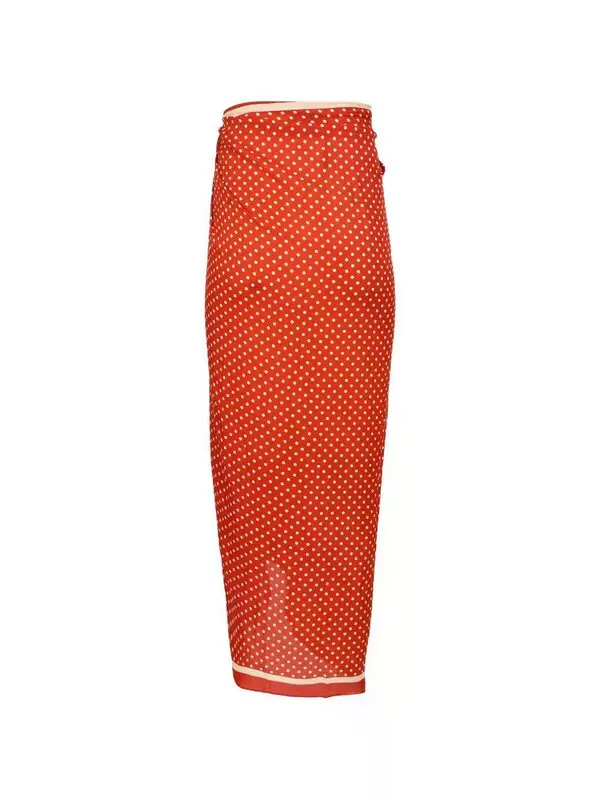 Matteau Silk Polka-dot Pareo