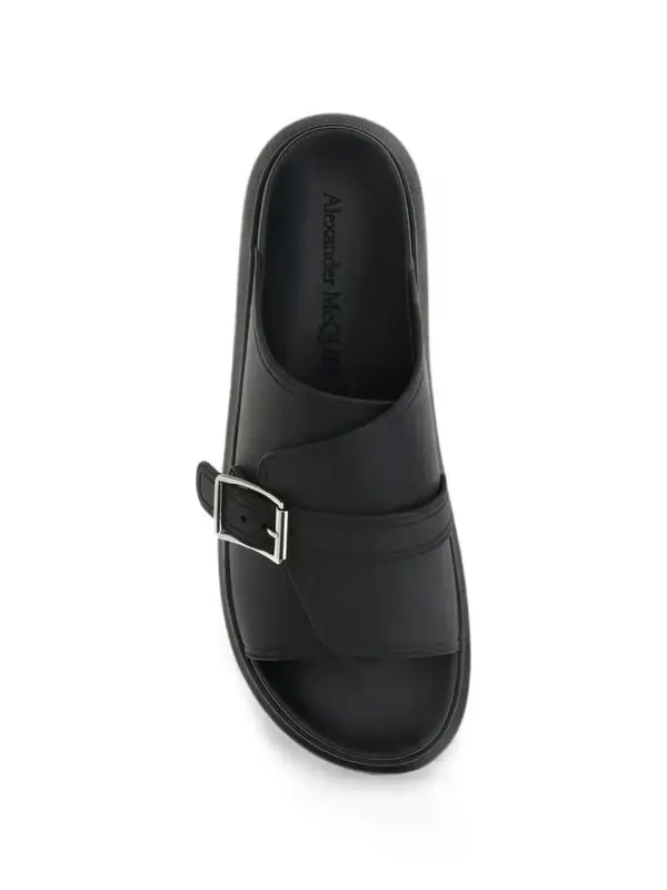 Alexander McQueen Leather Platform Sandals