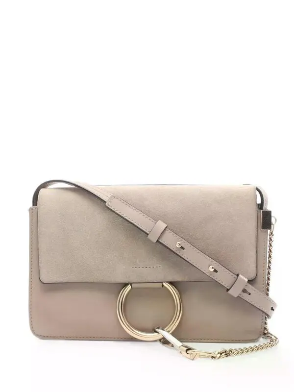 Chloé Faye Shoulder Bag - Grey