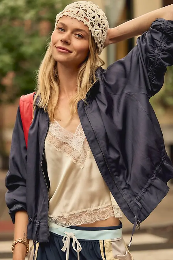 Free People Solid Balloon Jacket - Tempest