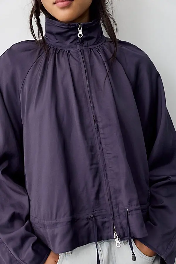 Free People Solid Balloon Jacket - Tempest