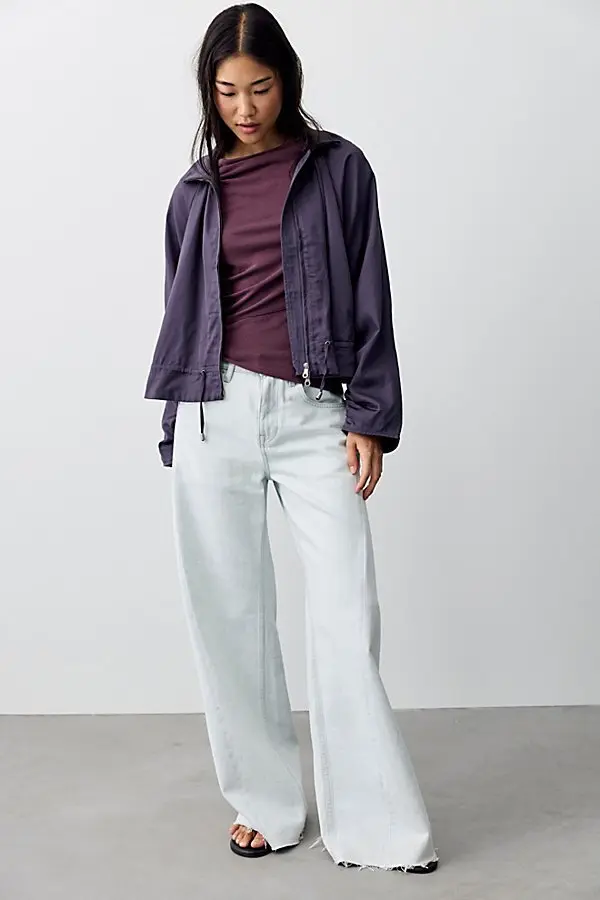 Free People Solid Balloon Jacket - Tempest