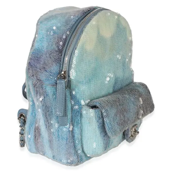 Chanel Embellished Sequin Backpack