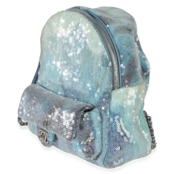 Chanel Embellished Sequin Backpack